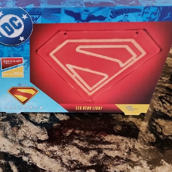 Wall Decor | Superman Led Neon Light | Poshmark